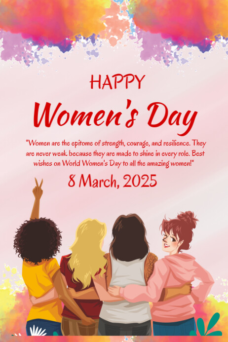 Happy International women's Day 2025 Template | PosterMyWall
