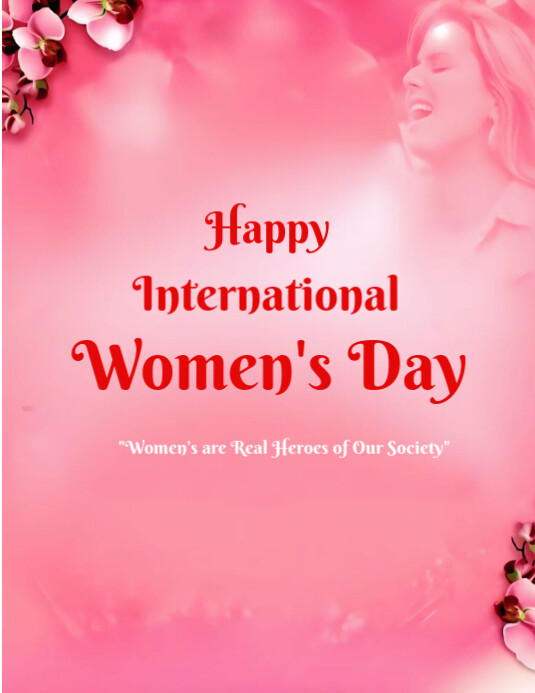 Copy of Happy International Women's Day Flyer | PosterMyWall
