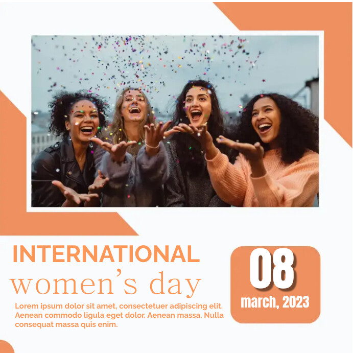 Copy of Happy international women's day | PosterMyWall