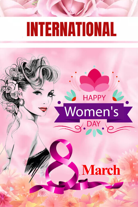 Copy of HAPPY INTERNATIONAL WOMEN'S DAY | PosterMyWall