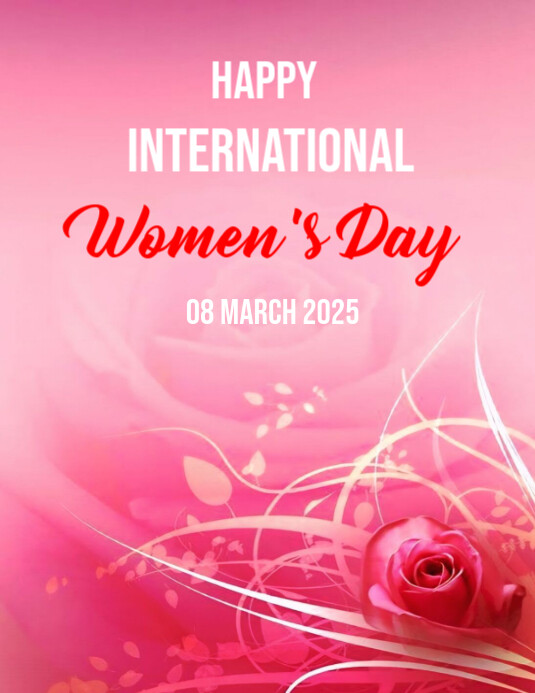Copy of Happy International Women's Day Flyer | PosterMyWall