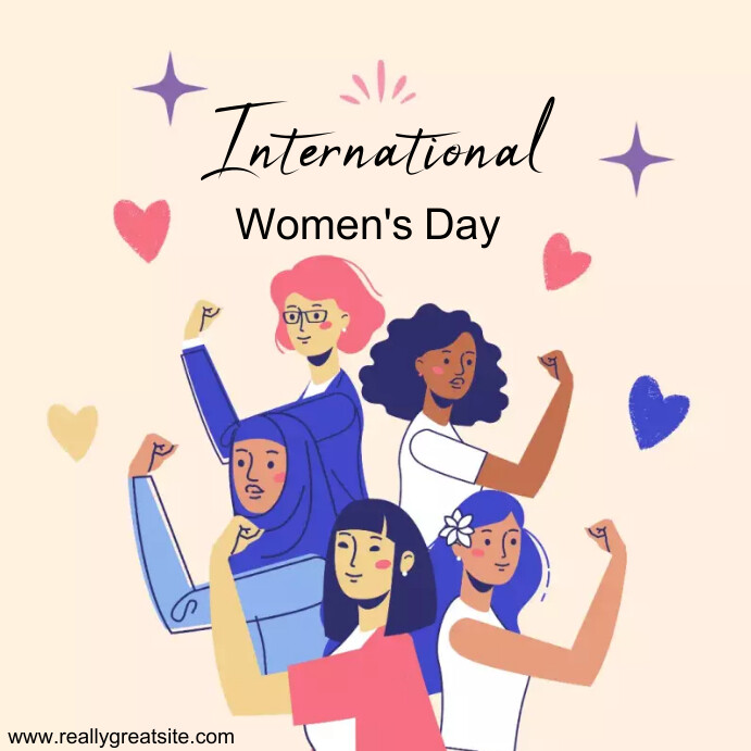 Happy International Women's Day Post Template | PosterMyWall