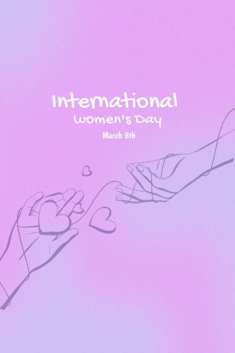 Copy of Happy International Women's Day Poster | PosterMyWall