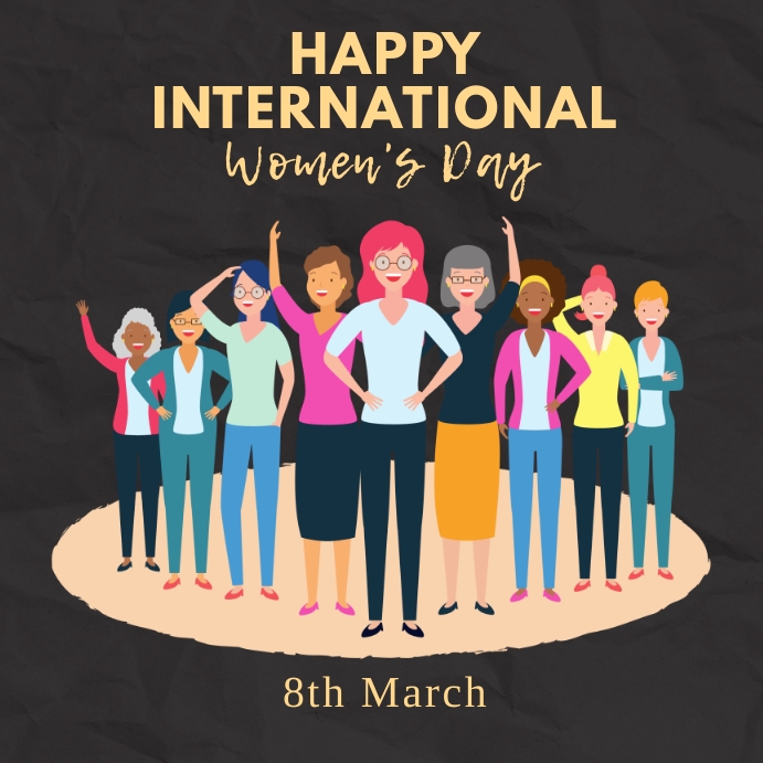 De La Plantilla Del Feliz Día Internacional de La Mujer | PosterMyWall