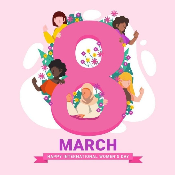 Plantilla de Feliz Día Internacional de La Mujer | PosterMyWall