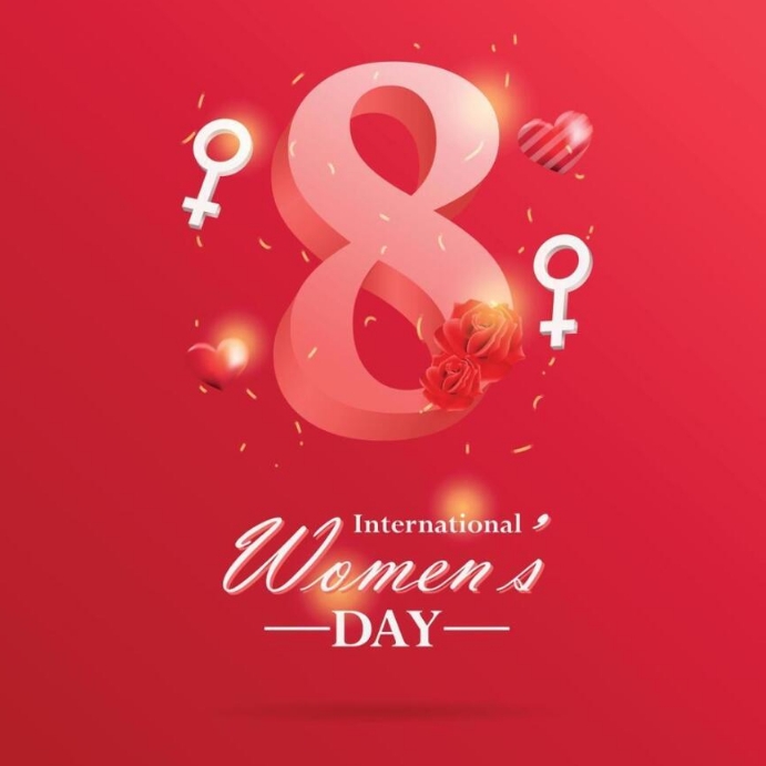 Plantilla de Feliz Día Internacional de La Mujer | PosterMyWall