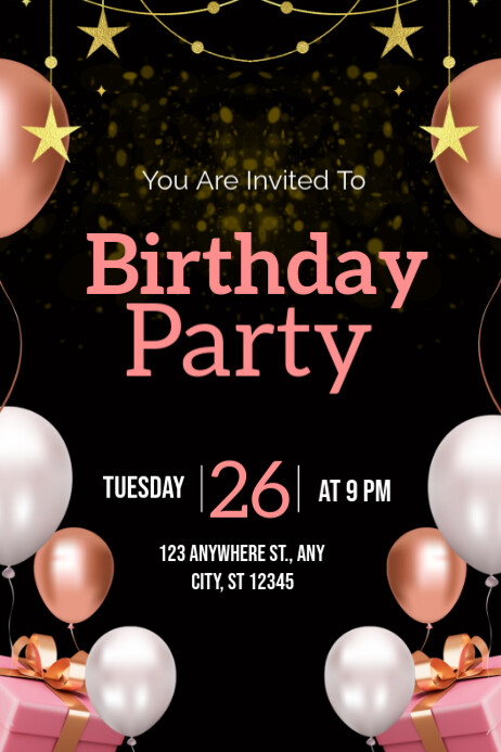 happy inv Template | PosterMyWall