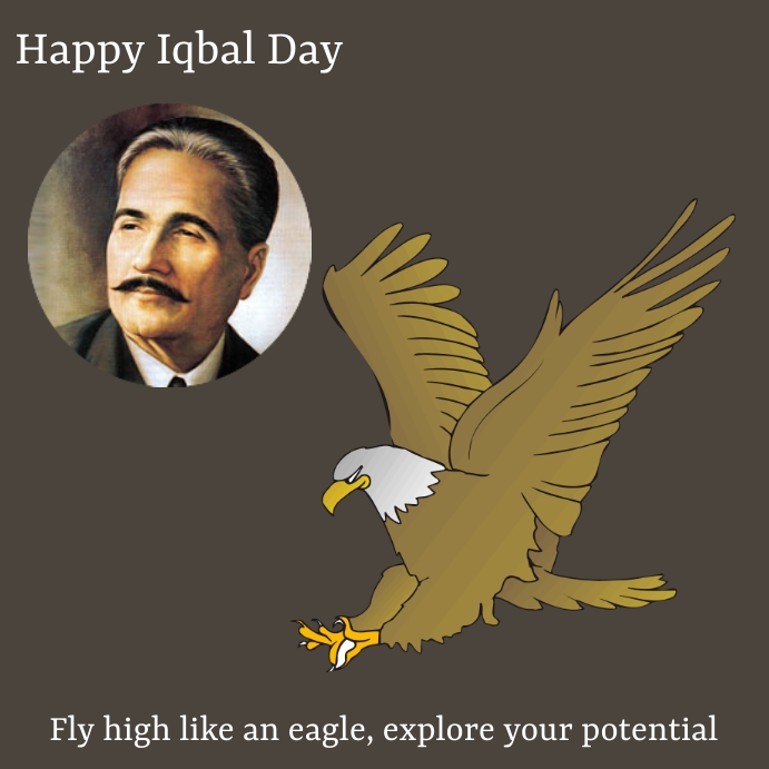 happy Iqbal day Template | PosterMyWall