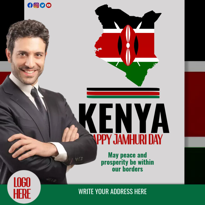 happy jamhuri day celebration Template | PosterMyWall