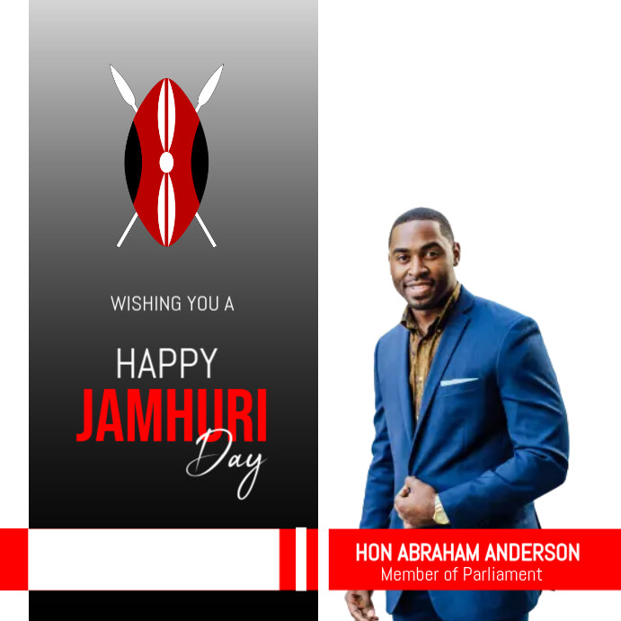 Happy Jamhuri Day Kenya Template | PosterMyWall