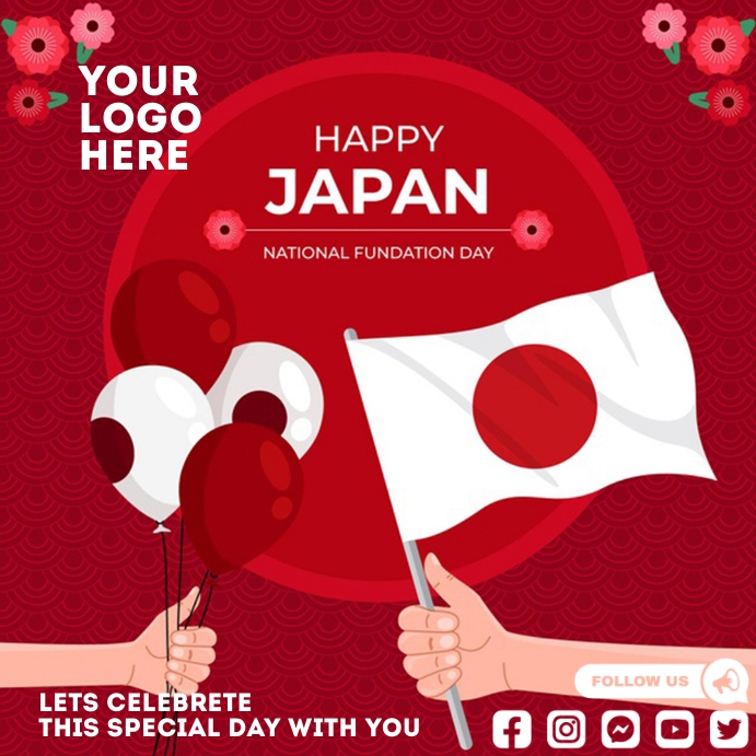 Happy Japan Foundation Day Template | PosterMyWall