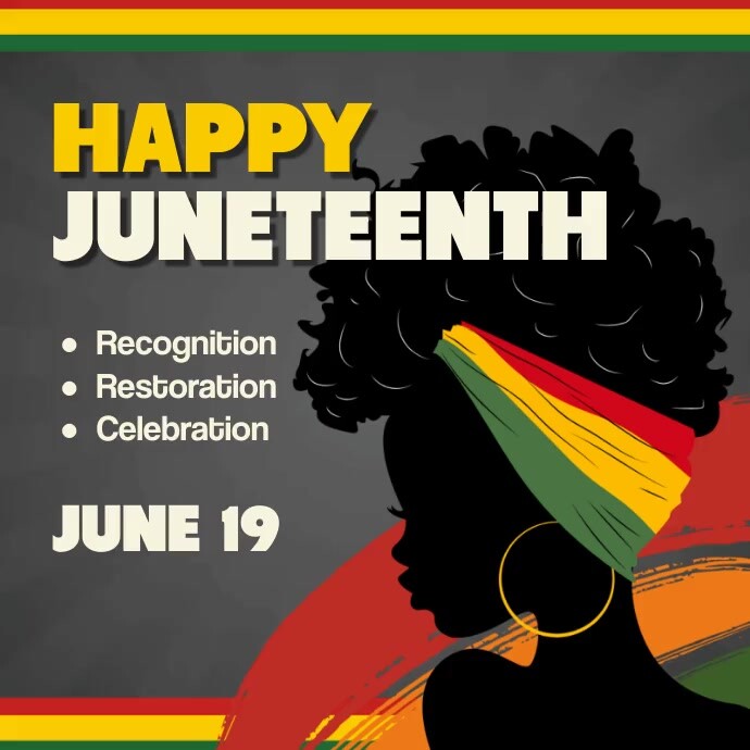 Happy Juneteenth Day Template | PosterMyWall