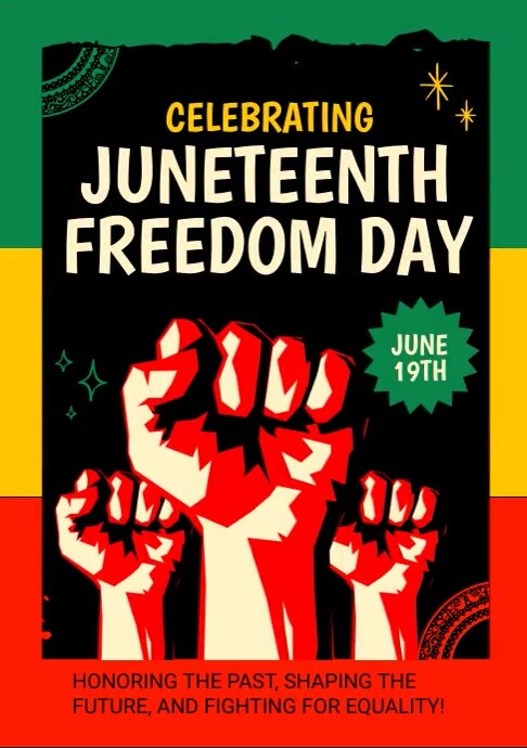 Plantilla de Happy Juneteenth Day | PosterMyWall