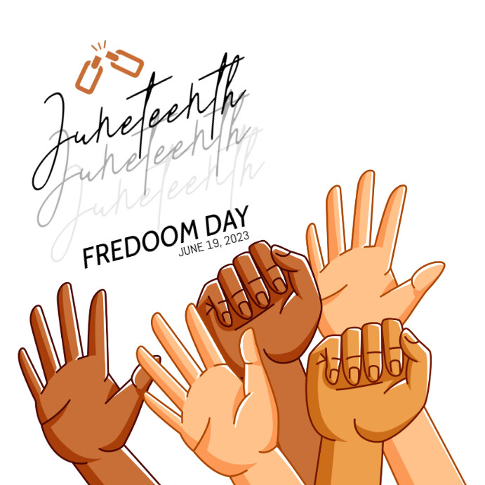 Happy Juneteenth Templat | PosterMyWall