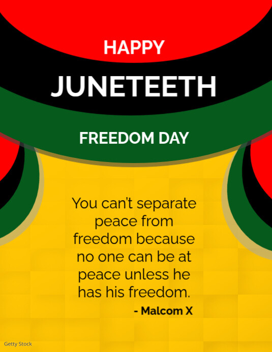 Copy of Happy JUNETEENTH FREEDOM DAY | PosterMyWall
