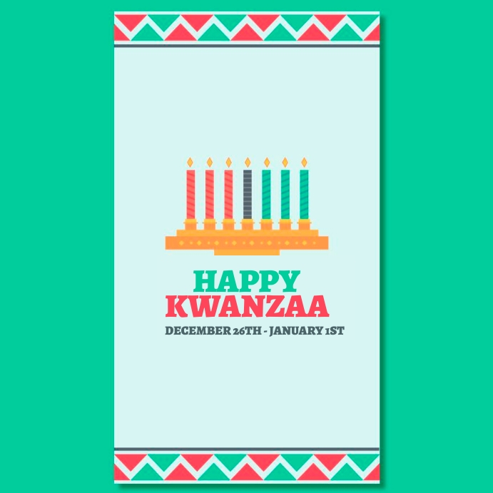 happy kwanzaa celebration Template | PosterMyWall