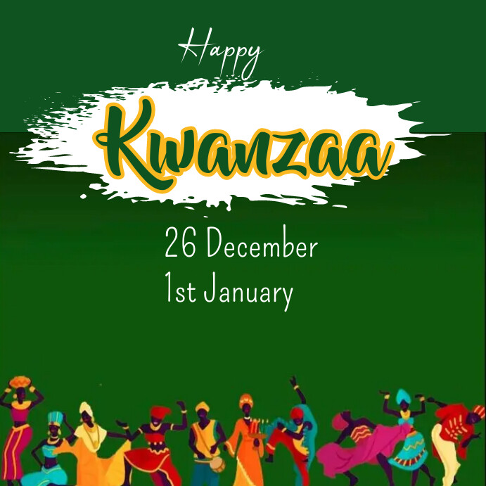 Happy Kwanzaa day Instagram post Template | PosterMyWall