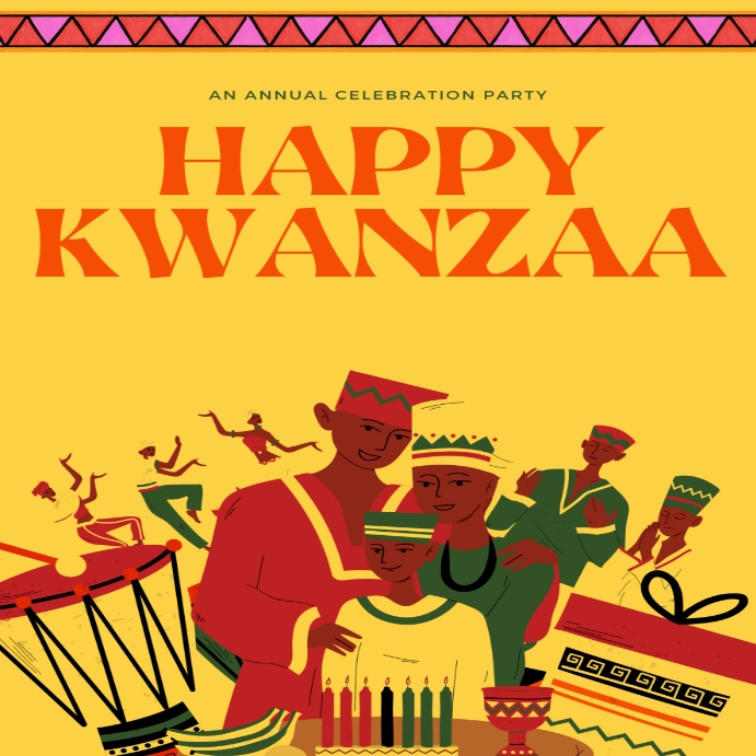 Happy kwanzaa Template | PosterMyWall