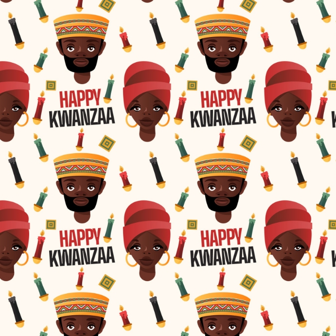 Happy kwanzaa poster design template | PosterMyWall