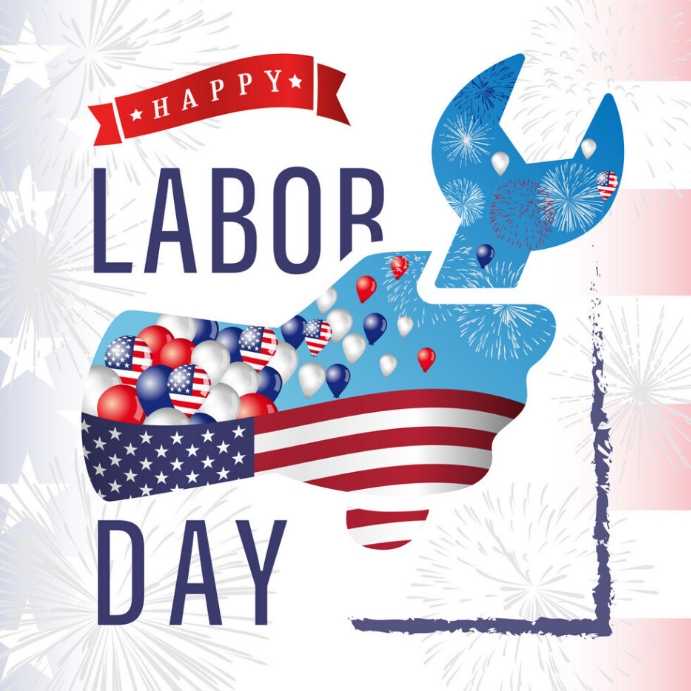 Happy Labor Day American Poster & Design Template | PosterMyWall