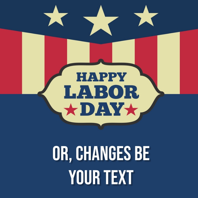 Happy Labor Day American Poster & Design Template | PosterMyWall