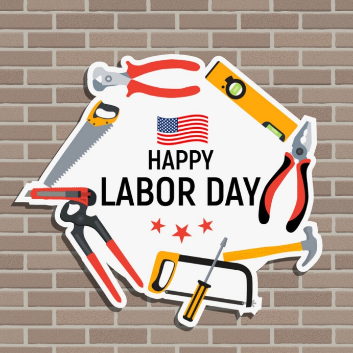 Copy of Happy Labor Day American Poster & Design | PosterMyWall