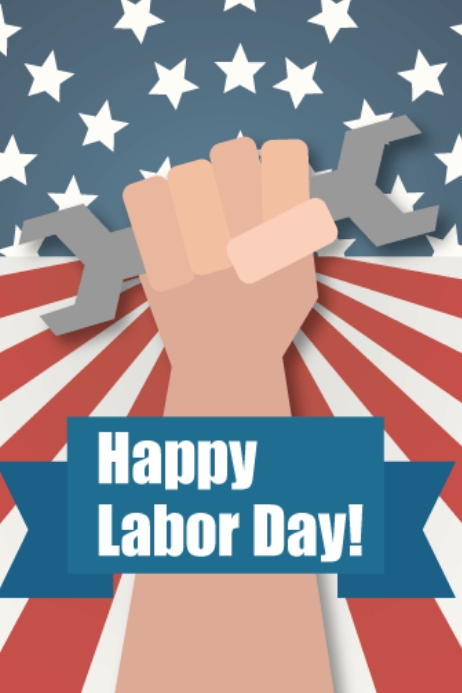 Happy Labor Day American Poster & Design Template | PosterMyWall