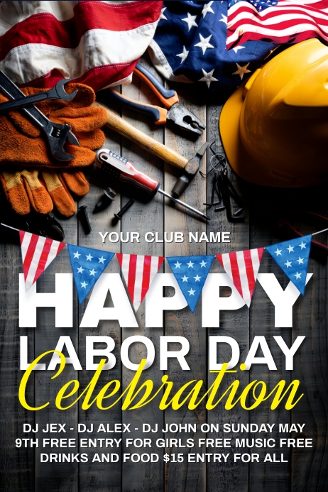 Happy Labor Day Template | PosterMyWall