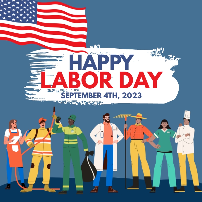 Copy of Happy Labor Day | PosterMyWall