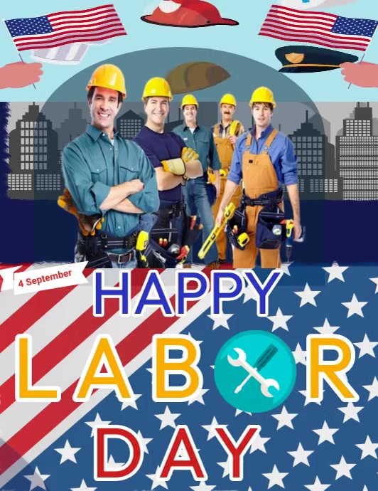 Copy of Happy labor day | PosterMyWall