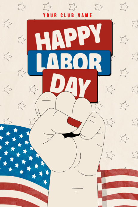 happy labor day flyer Template | PosterMyWall