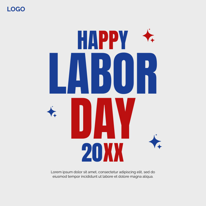 happy labor day flyer Template | PosterMyWall