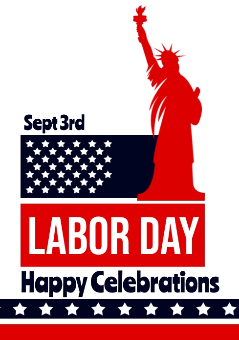 happy labor day flyer Template | PosterMyWall