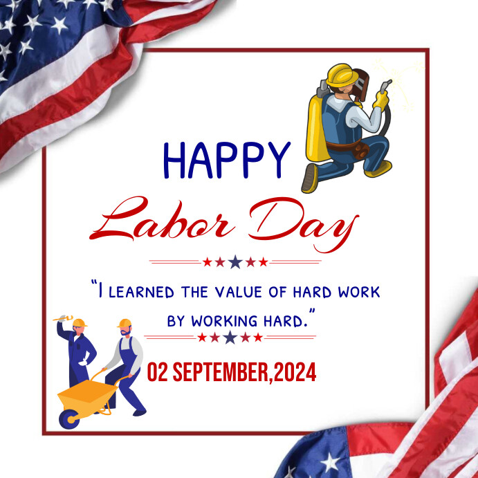 Plantilla de Happy Labor Day Instagram Post 2024 | PosterMyWall