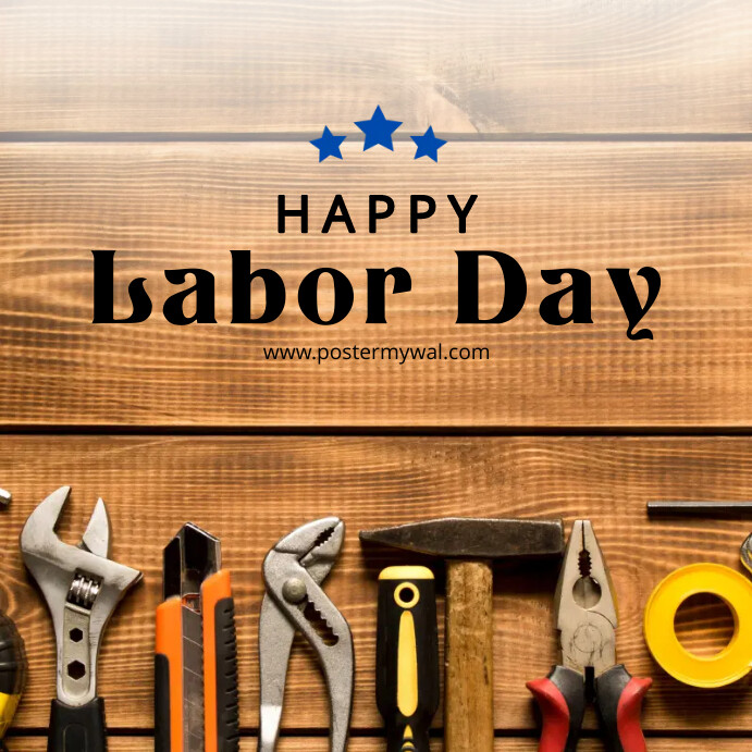 Plantilla de Happy Labor Day Instagram Post | PosterMyWall