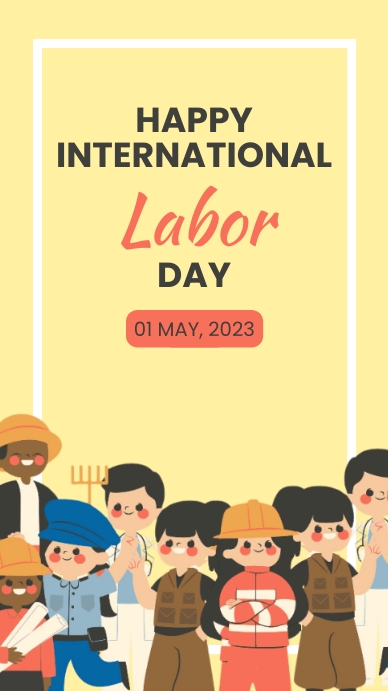Happy Labor Day Instagram Story Template | PosterMyWall