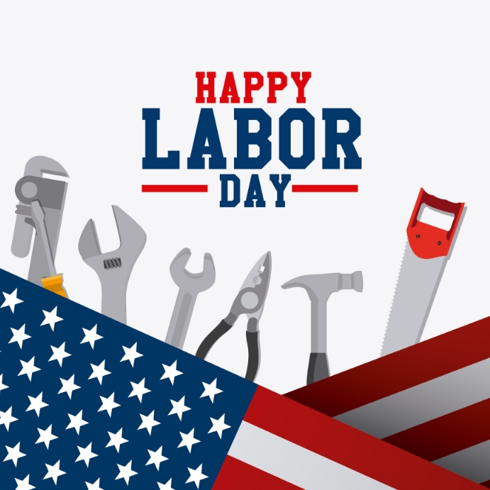 HAPPY LABOR DAY ONLINE CARD template | PosterMyWall
