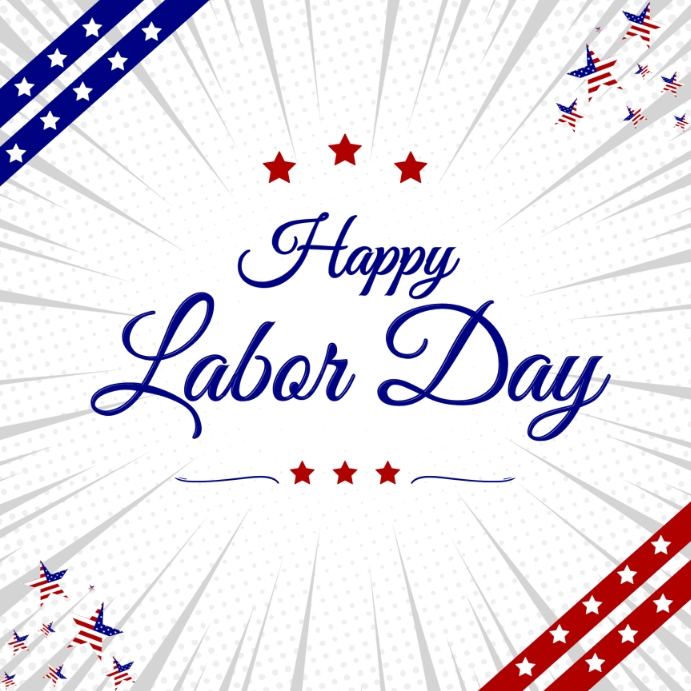 Happy Labor Day Poster Card Template | PosterMyWall