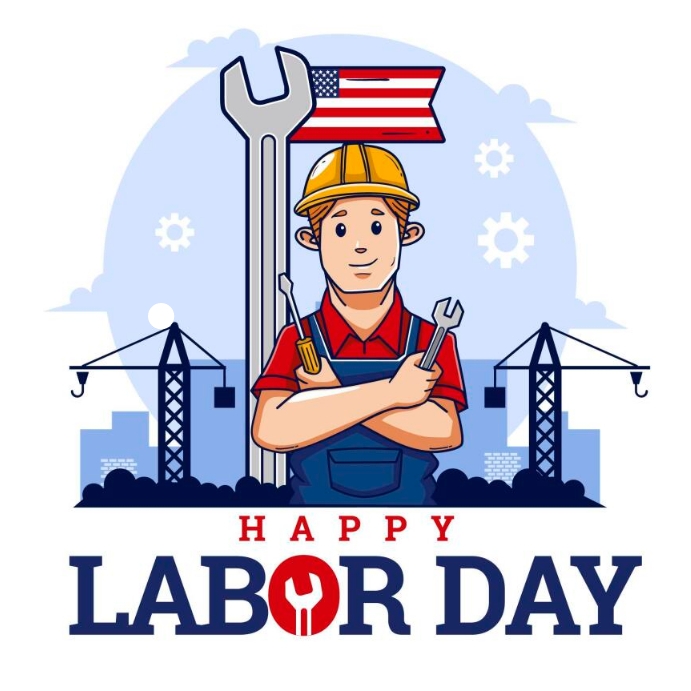 Happy labor day poster design template | PosterMyWall