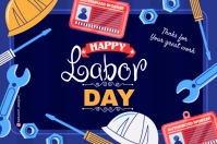 happy labor day flyer Template | PosterMyWall