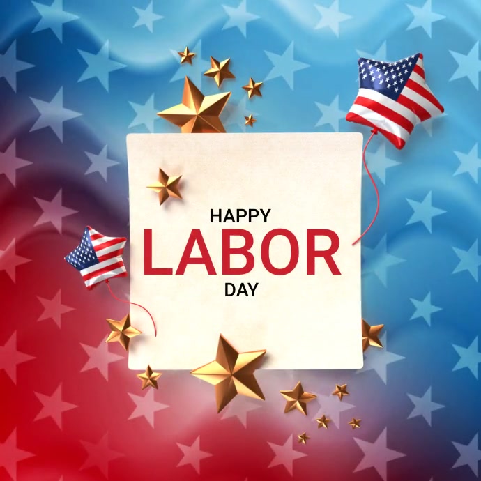 Happy Labor day Video ad Template | PosterMyWall