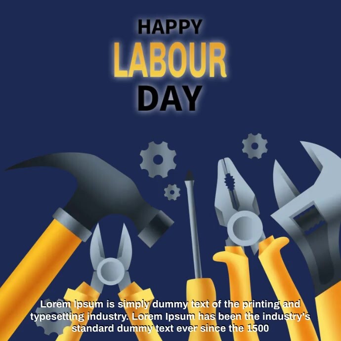 Happy Labor Day Video Template | PosterMyWall