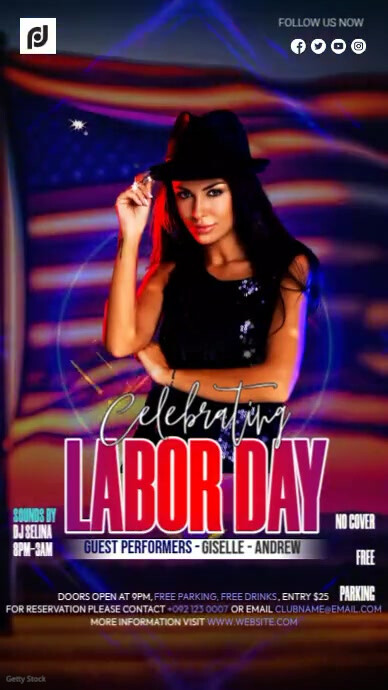 Plantilla de Happy Labor Day Video | PosterMyWall