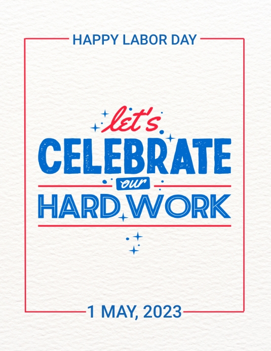 HAPPY LABOUR DAY FLYER Template | PosterMyWall