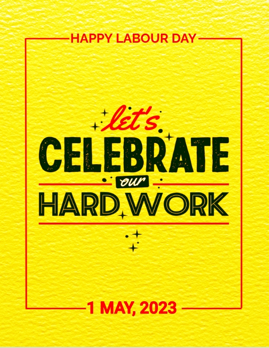 HAPPY LABOUR DAY FLYER Template | PosterMyWall
