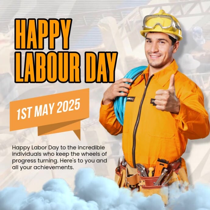 Happy Labour Day Flyers Template | PosterMyWall