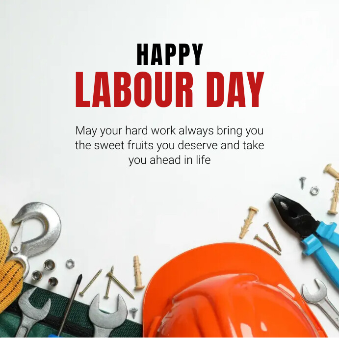 Plantilla de Happy Labour Day Instagram Post | PosterMyWall