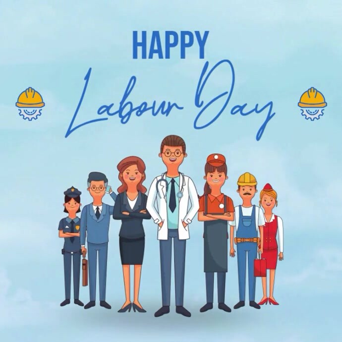 Happy Labour Day Video Template | PosterMyWall