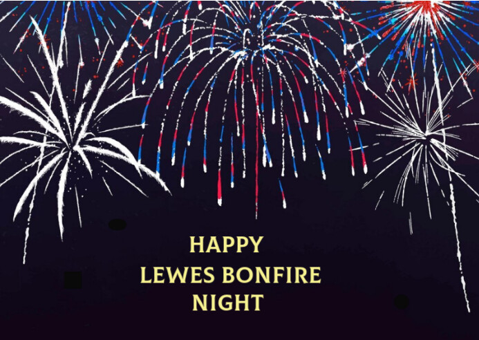 happy Lewes Bonfire Night Templat | PosterMyWall