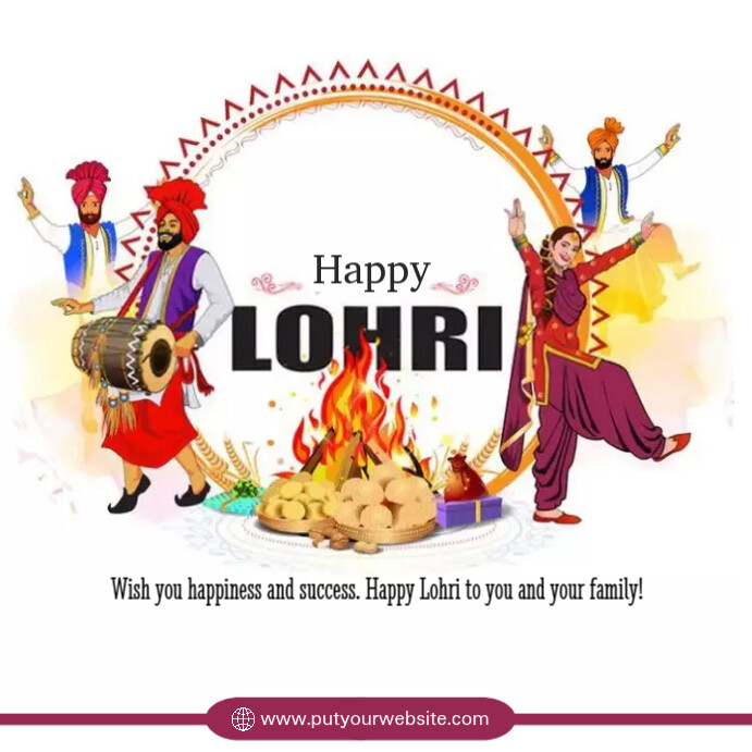 Happy Lohri Template | PosterMyWall